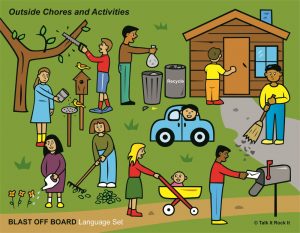 Outside Chores and Activities - Talk It Rock It
